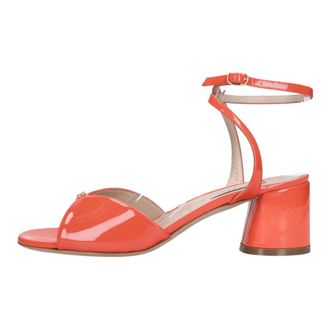 Casadei Sandalen aus Lackleder - - Shoes - Damen - Orange - 37 EU