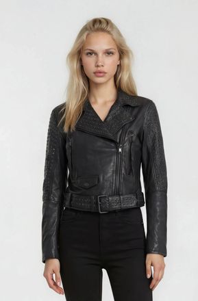 Trueprodigy Lederjacke Raven