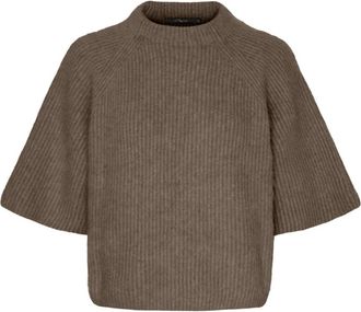 BTF-CPH Btfcph - Pull Isabelle en poil de raton laveur - Femme - Pulls - Brun - Taille: 40 FR