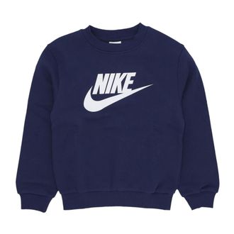 Nike Homme, Sweatshirts et sweats à capuche, Bleu, Taille: XS Sportswear Crewneck SweaT-shirt Midnight Navy/White