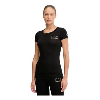 Emporio Armani Emporio Armani Ea7, Femme, Tops, Noir, Taille: 44 FR T-Chemises