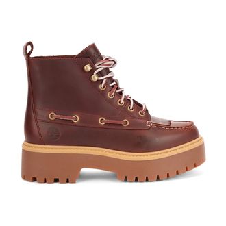 Timberland Chaussures Plates &agrave; Lacets de Rue - Femme - Chaussures - Brun - Taille: 38 EU