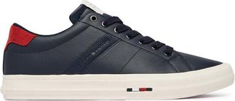 Tommy Hilfiger Sneakers Premium Lth Vulc Long Lace FM0FM05948 Dunkelblau