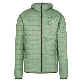 Rock Experience REMJ09482-D037 GOLDEN Gate Pack Hoodie Padded Man Jacket Herren Jacket Herren 1682 Basil + 1642 Kombu Green 3XL