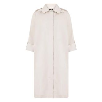Moorer Isadora Long Trench - - Coats - Damen - Beige - XS