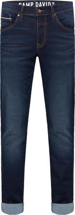 Camp David Herren Jeans DA:VD Regular Fit Dark Blue Printed, 31