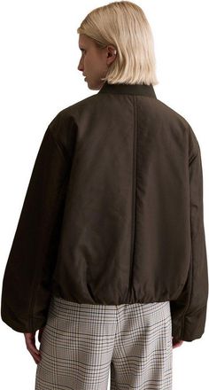 Marc O'Polo Denim Blouson im Aviator-Stil relaxed fit cropped aus recyceltem Polyester