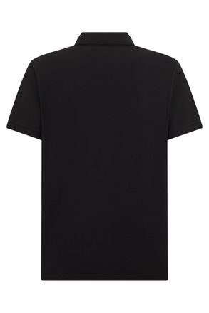Moncler Mens Polo Shirt Black Cotton T-shirts And Polos