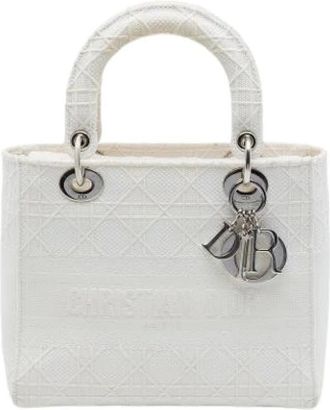 Dior Pre-owned Lady D-Lite - Femme - Pre-owned - Blanc - Taille: ONE Size