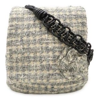 Chanel Sac bandouli&egrave;re vintage Pre-owned - Femme - Pre-owned - Gris - Taille: ONE Size
