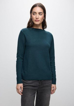 Street One Strickpullover mit U-Boot-Ausschnitt