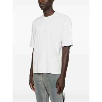 Rick Owens Cotton Crew Neck T-Shirt - White