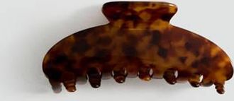 Mango Pince &agrave; cheveux effet nacr&eacute; chocolat - Femme - Taille unique - MANGO