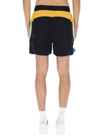 Casablanca Football Windbreaker Shorts - Black