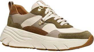 Geox Damen D DIAMANTA Sneaker, Beige, 36.5 EU