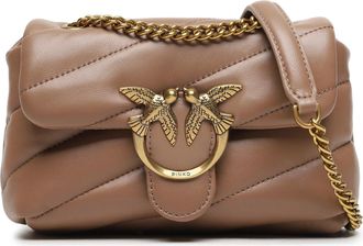 Pinko Handtasche PINKO Love Baby Puff C AI 23-24 PLTT 100040 A0F2 Braun