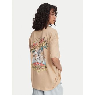 Billabong T-Shirt Take A Break EBJZT00407 Khakifarben Oversize