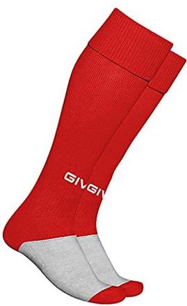Givova Homme Chaussettes Bas de football, Rouge, 40 EU
