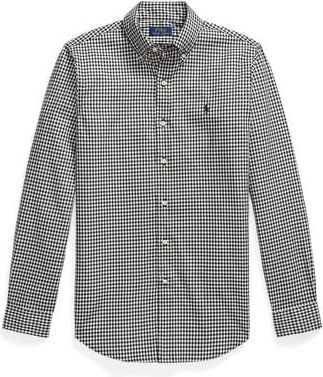Polo Ralph Lauren Chemise col am&eacute;ricain &agrave; carreaux en coton