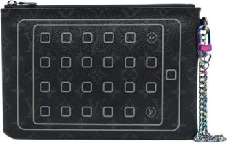 Louis Vuitton Pre-owned The Eclipse Clutch - Homme - Pre-owned - Noir - Taille: ONE Size