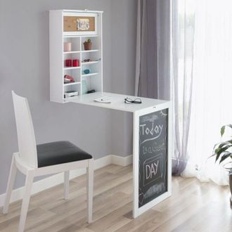 InnovaGoods Klappbarer wandschreibtisch woldy innovagoods