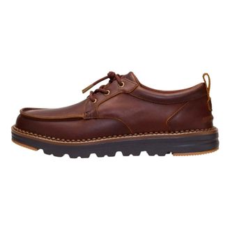Hey Dude Flint Moc Leather - Homme - Chaussures - Brun - Taille: 42 EU