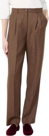 Max Mara Pantalone Donna Weekend - - Trousers - Damen - Braun - 2XS
