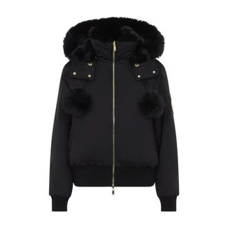 Moose Knuckles Luxe Satin Reversible Bomber - - Jackets - Damen - Schwarzk - XS