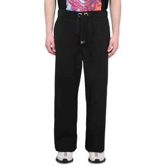 Versace Homme, Pantalons, Noir, Taille: M Straight Pantalons