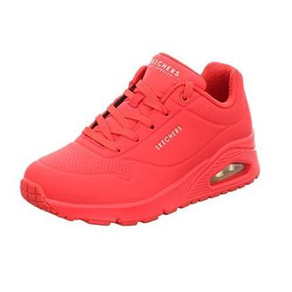 Skechers Femme Uno Stand Air Fashion-sneakers, Rouge, 35.5 EU