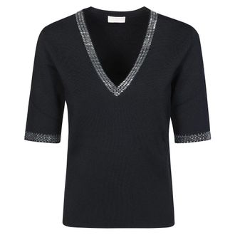 Liu Jo Damen, Strickwaren, Schwarzk, SGr&ouml;&szlig;e