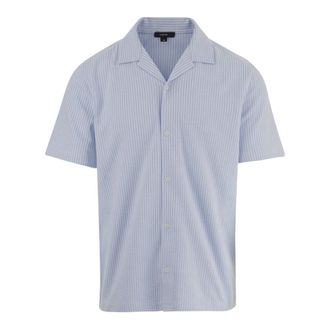 Vince Stretch Baumwollhemd - - Shirts - Herren - Blau - 2XL