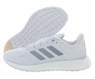 adidas Pureboost 21 Womens Shoes Size 6.5, Color: Grey/White
