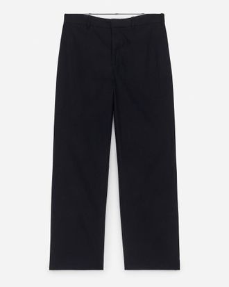 Arket Hose Aus Wolle Und Baumwolle -Blau