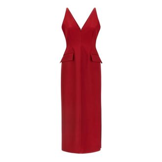 Sportmax Robe Extra - Femme - Robes - Rouge - Taille: 38 FR