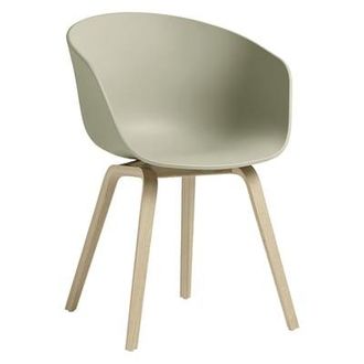 HAY Fauteuil About a chair - Vert - Polypropylène recyclé - Designer Hee Welling