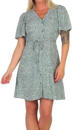 Vero Moda Vero Moda Vmalba SS Robe Courte WVN Noos Femme Robe, Laurel Wreath/AOP:Joey Dot, M