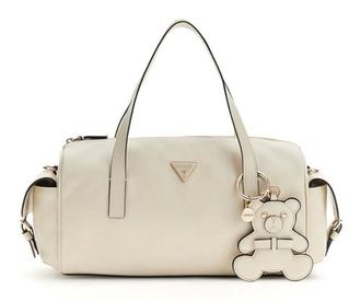 Guess sac &agrave; main sac &agrave; &eacute;paule bandouli&egrave;re Kassie Box Satchel Cream White &eacute;cru