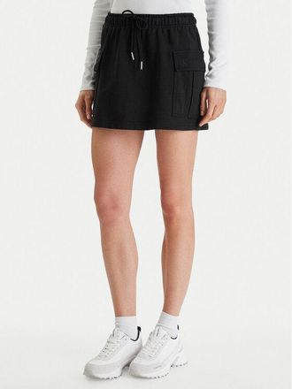 Calvin Klein Jeans Minirock Monogram LV047B268G Schwarz Regular Fit