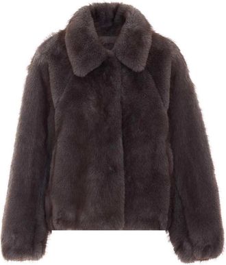 VALENTINI 1972 Pull Col Roul&eacute; - Gris