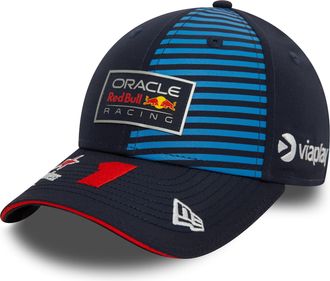 New Era Red Bull Racing Formel 1 Team - Offizieller F1-Merchandise-Artikel 9FORTY Baseballkappe - Jugend, Kinder, Max Verstappen, blau, Einheitsgr&ouml;&szlig;e