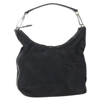 Gucci Pre-owned Vintage Nylon Schultertasche - - Pre-owned - Damen - Schwarzk - ONE SIZE