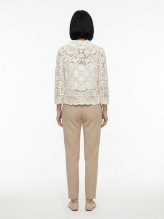 Dolce & Gabbana Womens White Cotton Cardigan Clothing