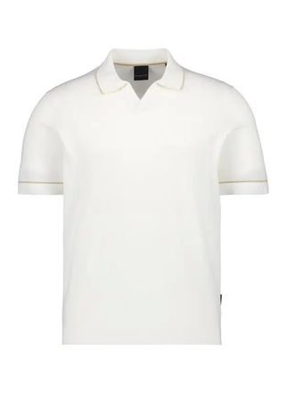 Bugatti Herren Polo-Shirt wei&szlig;