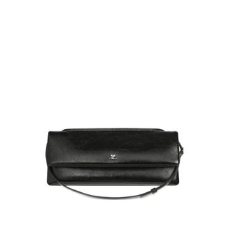 Courr&egrave;ges Cuff Naplack Clutch - - Bags - Damen - Schwarzk - ONE SIZE