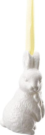 Hutschenreuther Osteranhänger Weiß Hase stehend, Ø 3,5 cm - h 7,0 cm