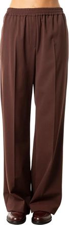 Max Mara Petra Pantalons - Femme - Pantalons - Brun - Taille: 42 FR