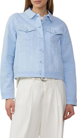 s.Oliver Elastische Jeansjacke mit seitlichen Eingrifftaschen