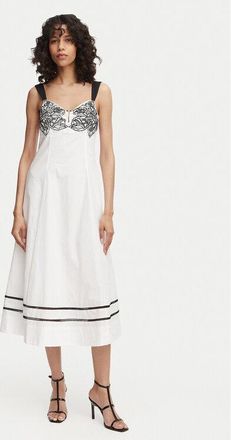 French Connection Sommerkleid Cambria 719R3 Wei&szlig; Regular Fit