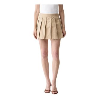 Guess Juliane Faltenrock Mini - - Skirts - Damen - Beige - M